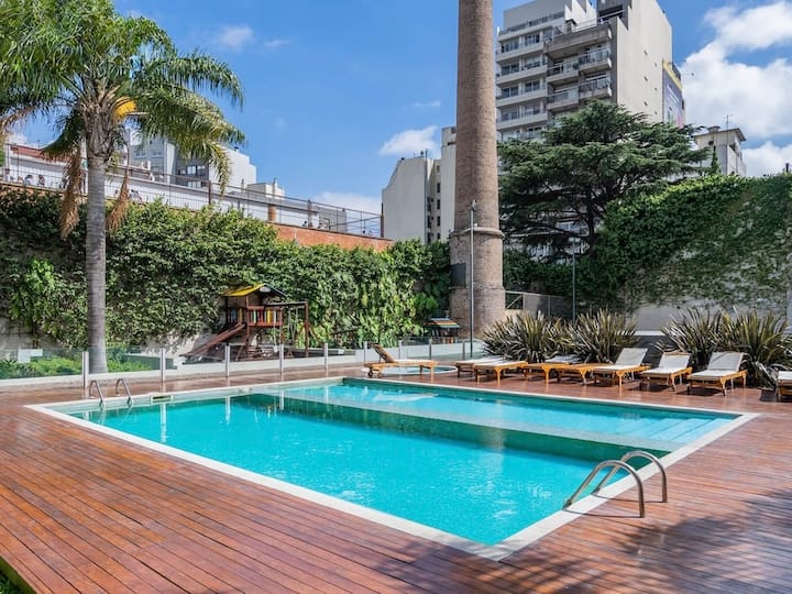 Luxury Apart Next To Palermo: Pool Bbq Gym &Garage - Buenos Aires