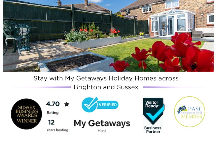 Valley Rise With Free Parking | By My Getaways - Brighton and Hove