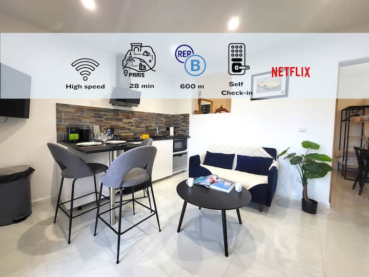 Le Bellevue : Superbe Appartement Avec Terrasse - Gif-sur-Yvette