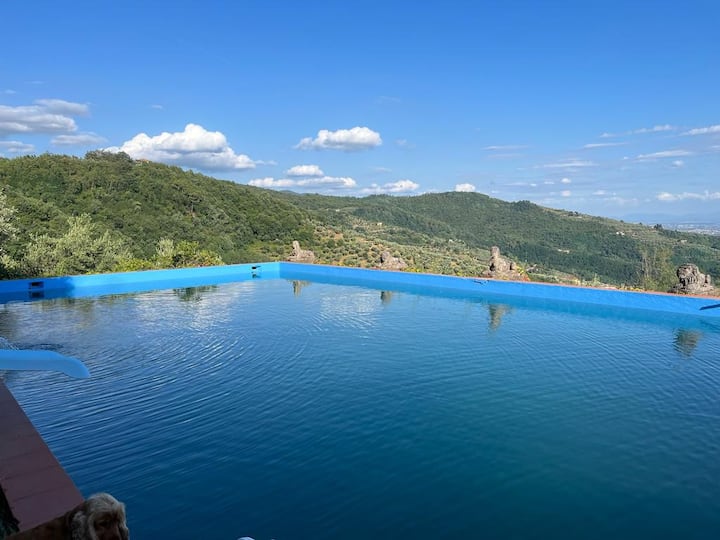 Villa Piscina E Vista Mozzafiato - Pistoia