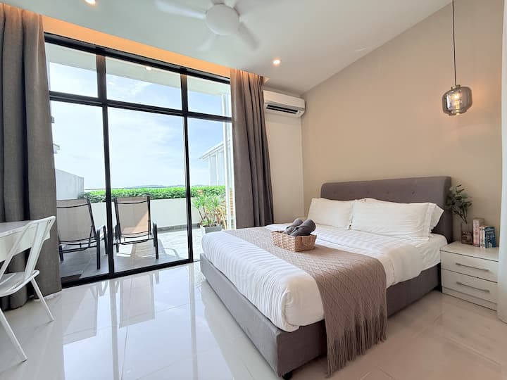 【Ts22b】seaview Service Suites - The Shore Cbd@kk - Kota Kinabalu