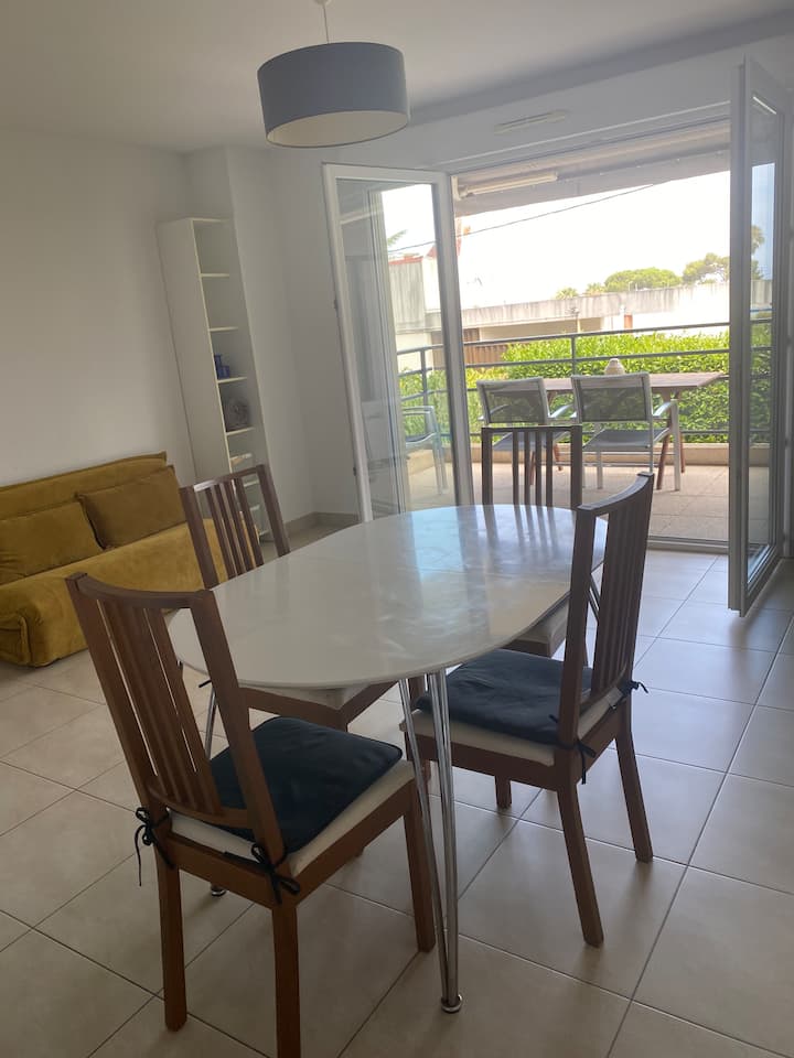 Appart 2 Pièces Calme Et Moderne - Villeneuve-Loubet
