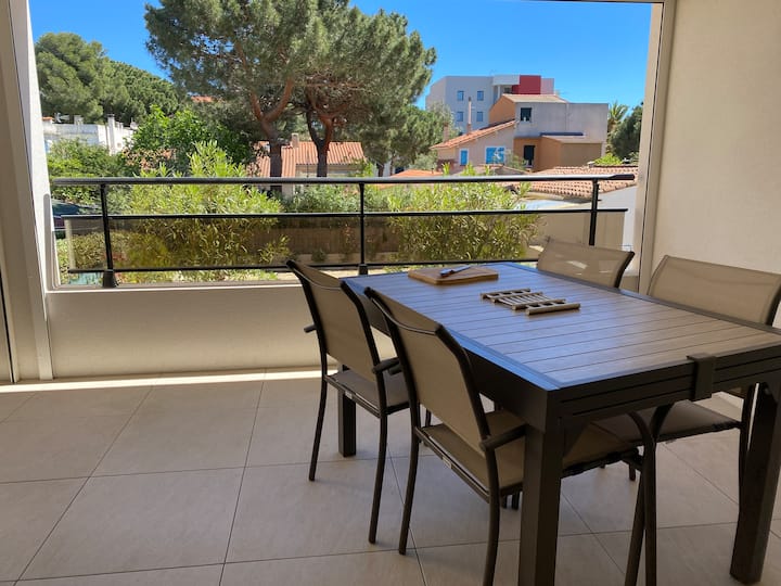 Appartement Neuf 4 Personnes à 250m De La Plage - Sorède