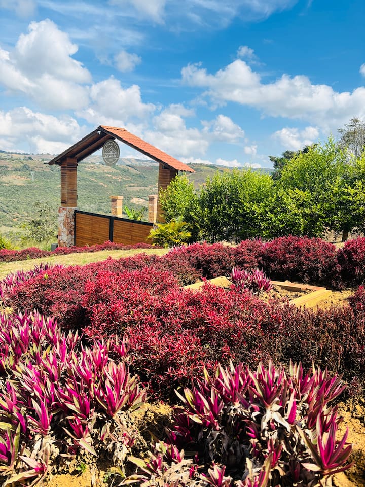 Hermosa Cabaña Con Jacuzzi Y Desayuno Incluido - Curiti