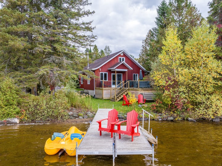 Chalet Lac D’argent, Bord De L’eau, Spa, Sauna - Orford, QC