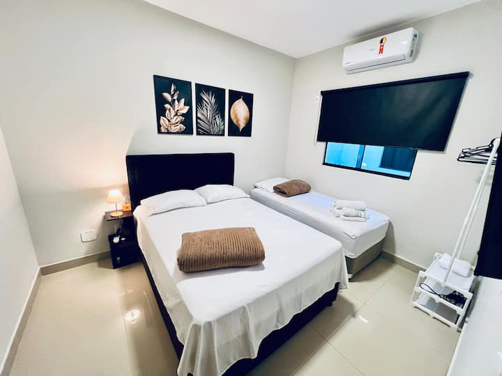 Apartament No Final Da Asa Sul Com Ar-condicionado - Brasília–Presidente Juscelino Kubitschek Airport (BSB)