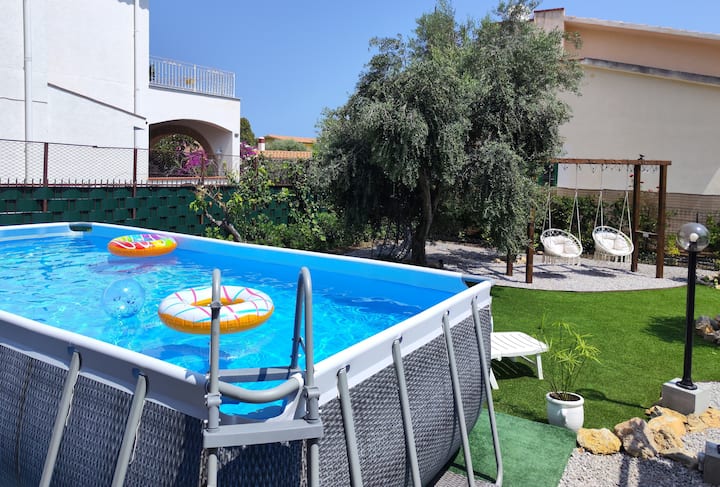 Anastasia'shouse Nala Con Piscina A 100mt Dal Mare - Trabia