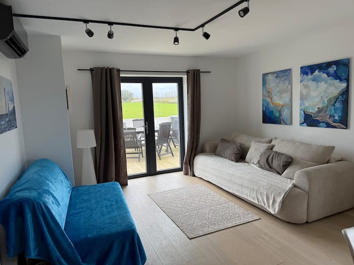 Magnifique T2 • Terrasse · Vue Champs · 180m Plage - Ploemeur