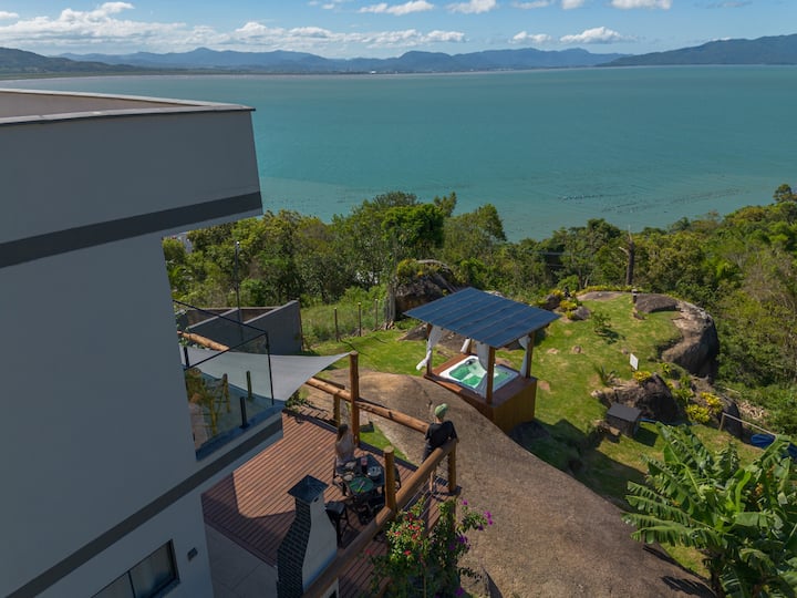 Mirante Do Sol: Vista Mar Com Spa Aquecido - Governador Celso Ramos