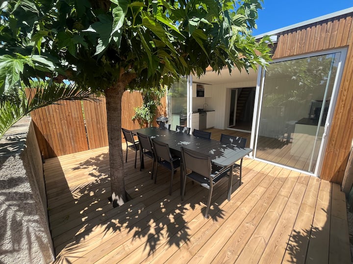 Maison Bord De Plage 4 à 8 Pers Avec Piscine - Frontignan