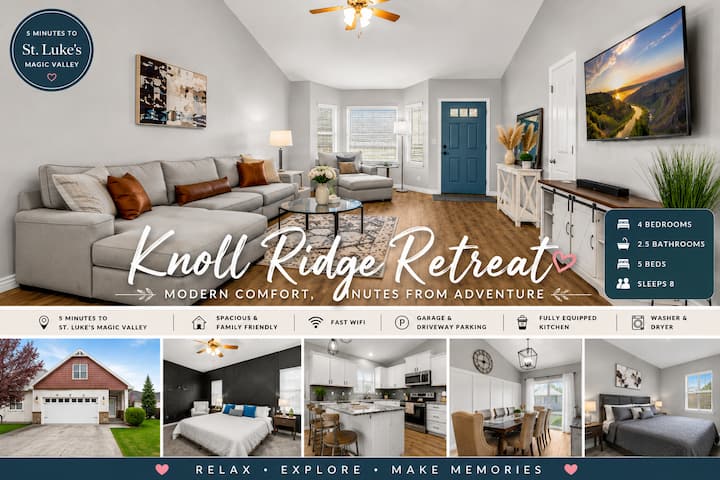 Serene Backyard, Near Park, 4 Bed 2.5 Bath Home Tf - Twin Falls, ID