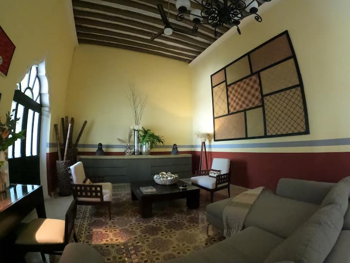Encantadora Casa Colonial En Campeche Amurallado - Campeche