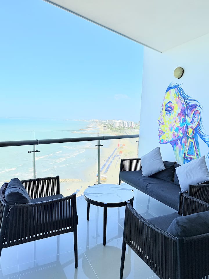 Luxury Apartment In Front Of The Beach - Cartagena