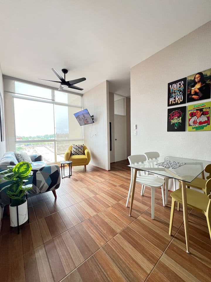 Tranquilo Depto. Con Vista Y Buena Ventilación - Tarapoto