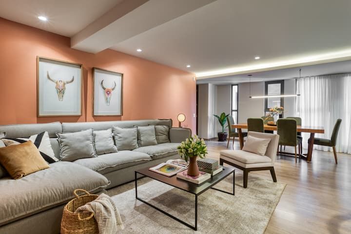 Stylish 2br Apt | Roma Norte Sanctuary | Roof&gym - Mexico