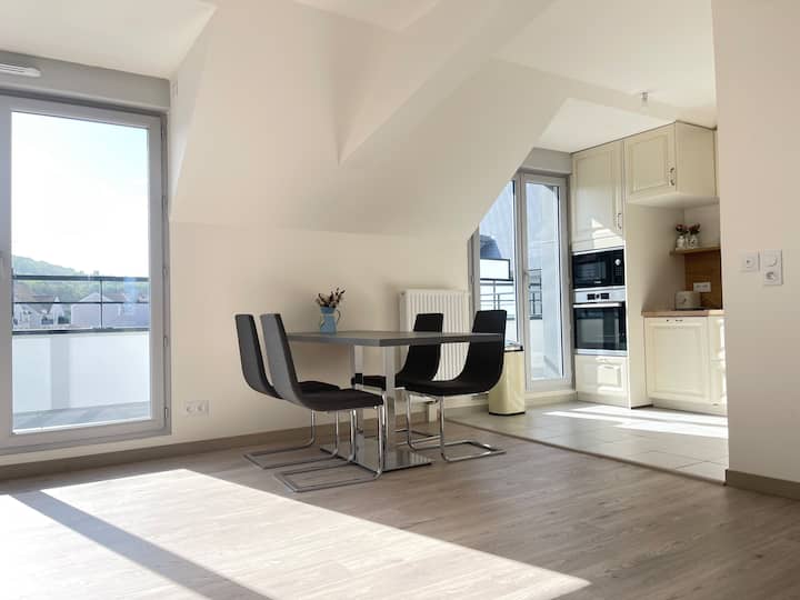 Chambre - Le Petit Roof - Sud De Paris - Lake Geneva