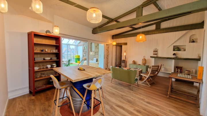 Appart Cocooning Proche Du Port-véranda Tropical - Perros-Guirec