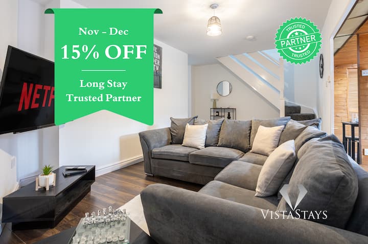 Spacious 5br • Netflix • Families/contractors - Stockport