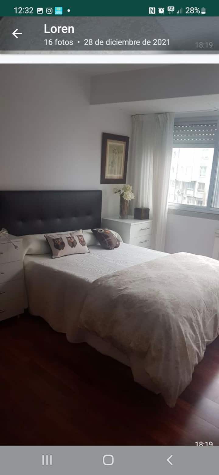 Marrón Habitación De 2 Plazas - La Coruña