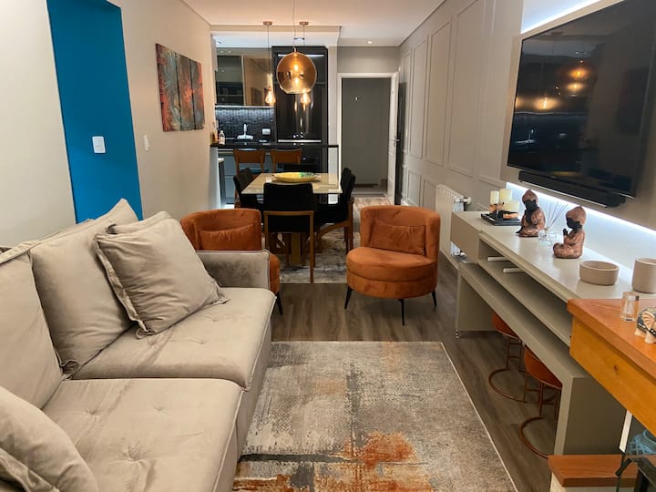 Apto Novo/3dorms/1ste/lareira/var.gourmet/capivari - Campos do Jordão