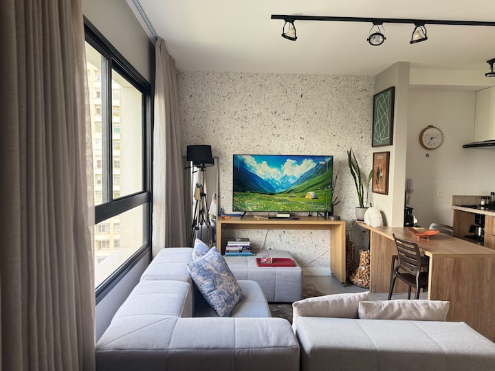 Studio Funcional Com Piscina E Academia | Centrosp - Liberdade