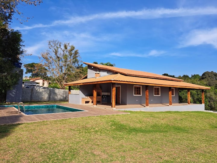 Cantinho Do Céu Piscina Com Hidro E Lago De Pesca - Ibiúna