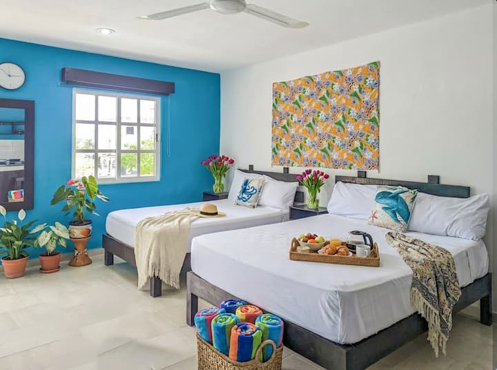 Family Escape · Sleeps 8 · Beach 500m · Value Stay - Playa del Carmen