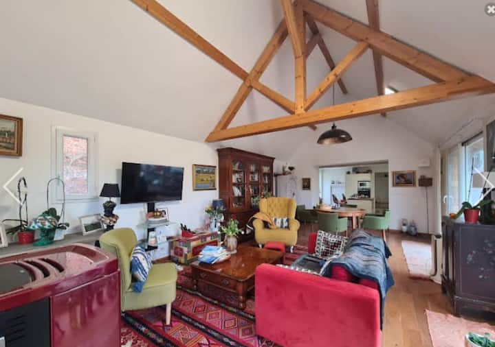 Maison De 140 M2 Avec Un Jardin De 2000m2  Vue Top - Gisors