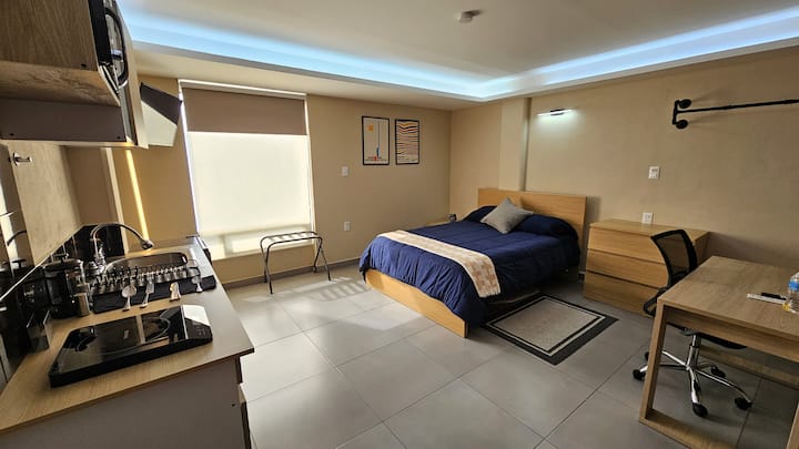 Loft Equipped/furnished/wifi/terrace/ Smart Tv - Cuautitlán Izcalli