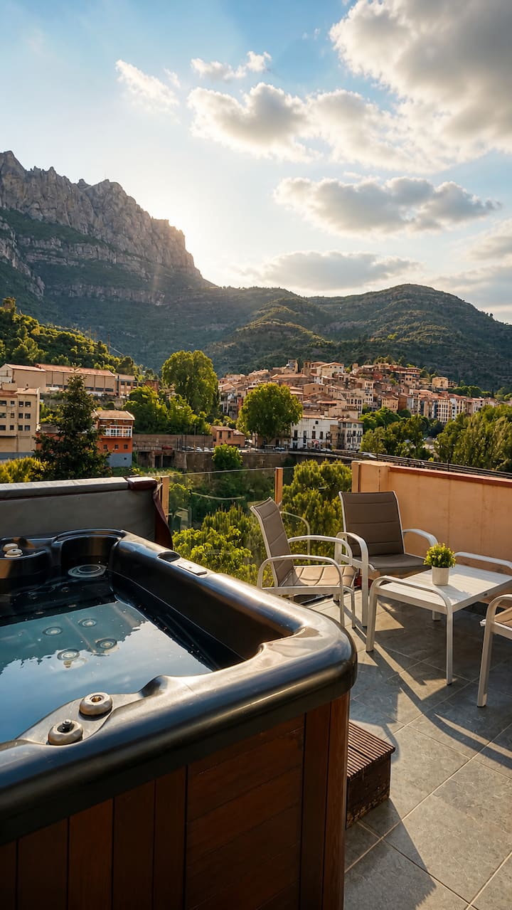 Appartement Montserrat Avec Prive Jacuzzi Et Sauna - Olesa de Montserrat