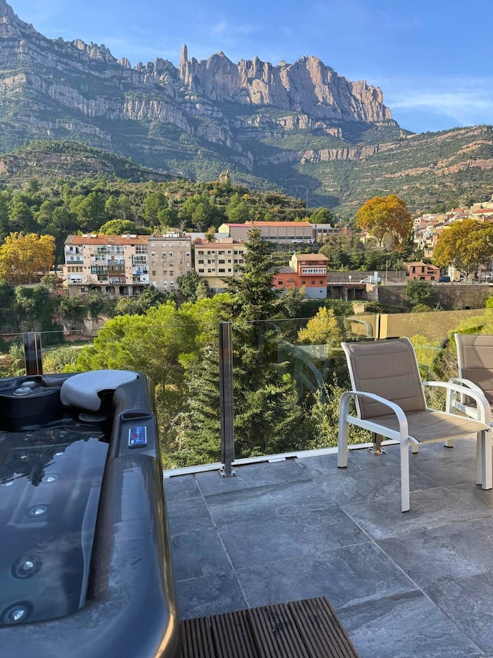 Appartement Montserrat Avec Prive Jacuzzi Et Sauna - Manresa