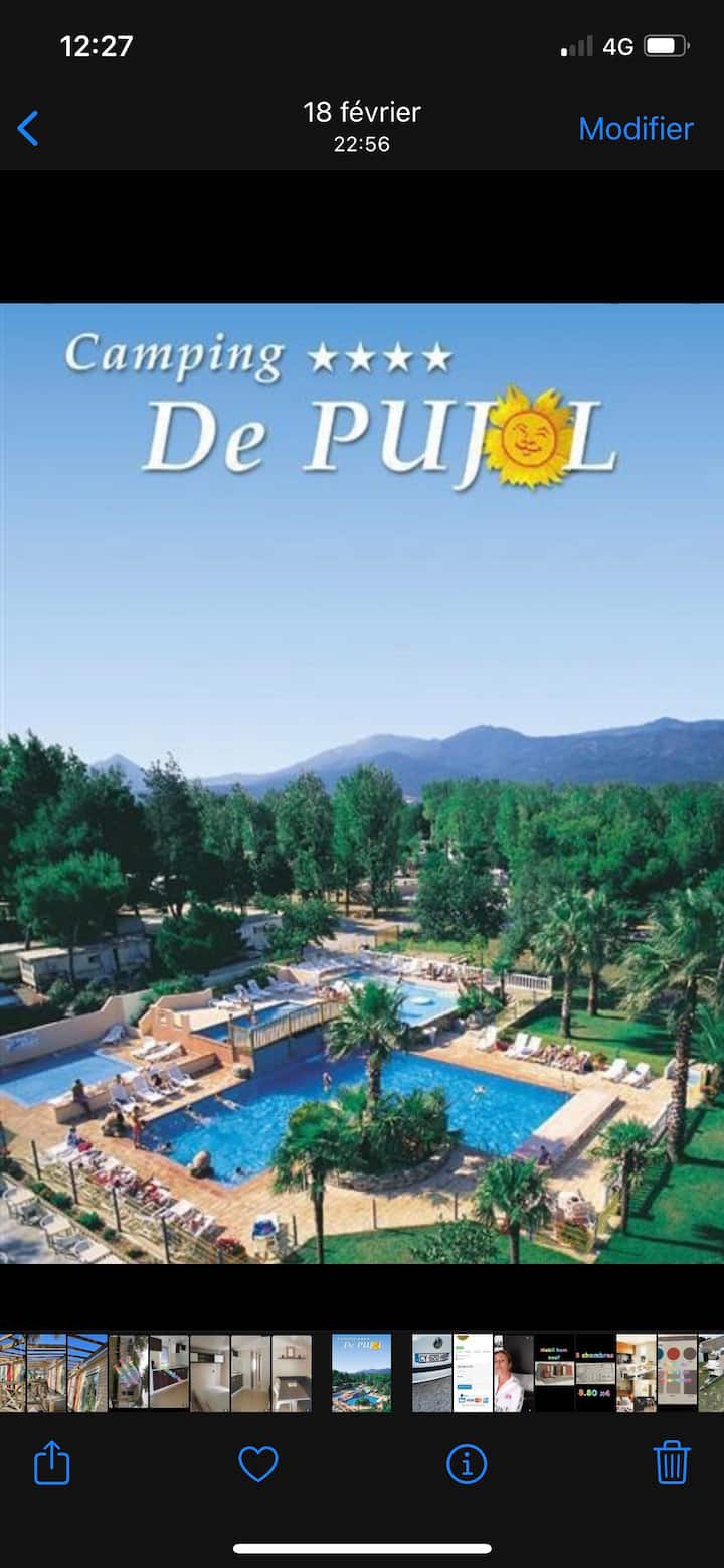 Mobil Hom 3 Chambres Camping De Pujol - Colliure