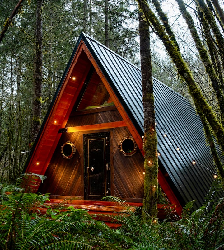 Cozy A Frame With A Sauna In A Private Forest - Lake Stevens, WA