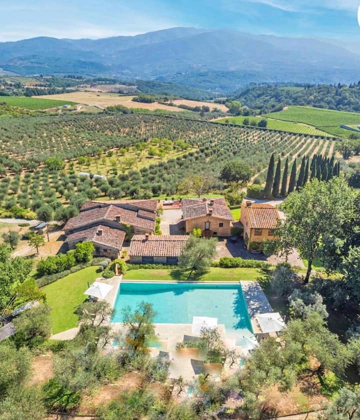 La Colonica - Vista Panoramica, Piscina E Relax - Toscane