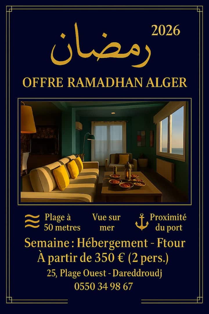 Résidence Dareddroudj-appartement F4 -Plage Ouest - Algeria