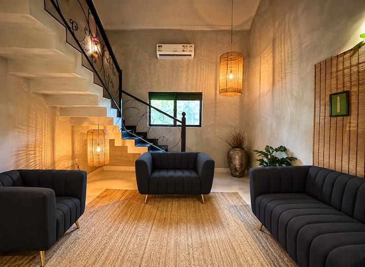 Duplex 2bhk | 10 Min De La Plage De Baga | Piscine Et Terrasse Privée - Anjuna