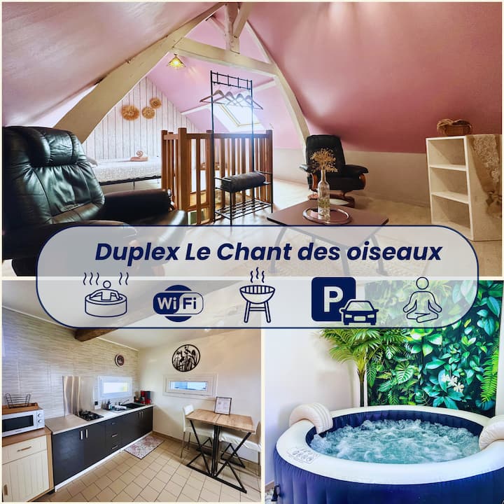 Escapade Détente • Duplex Cosy Avec Spa* • Parking - Abbeville