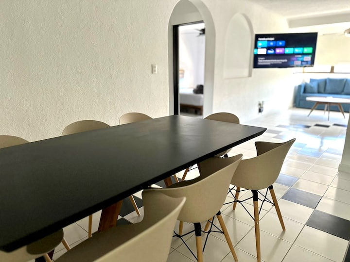 D6 Spacious Downtown 3br W/washer Perfect Location - Cancún