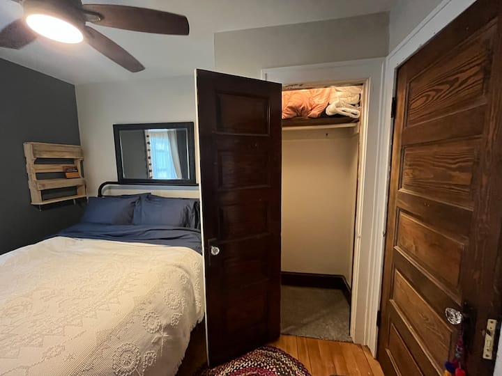 Cozy Eastside Hideaway - Bedroom - Madison, WI