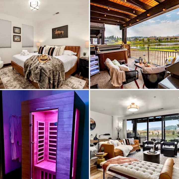 Glacier Nat Park & Ski Haven W/spa, Sauna & Views! - Whitefish, MT