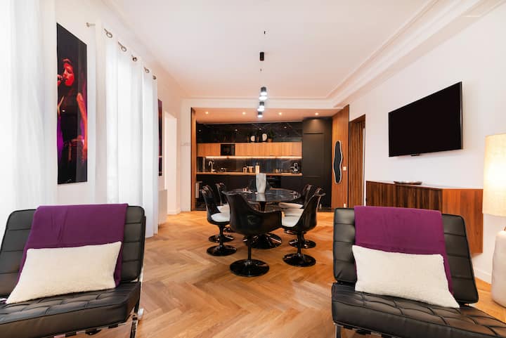 Proche Marais Luxe Noir 4 Ch 2 Sdb 2 Wc Clim - Paris