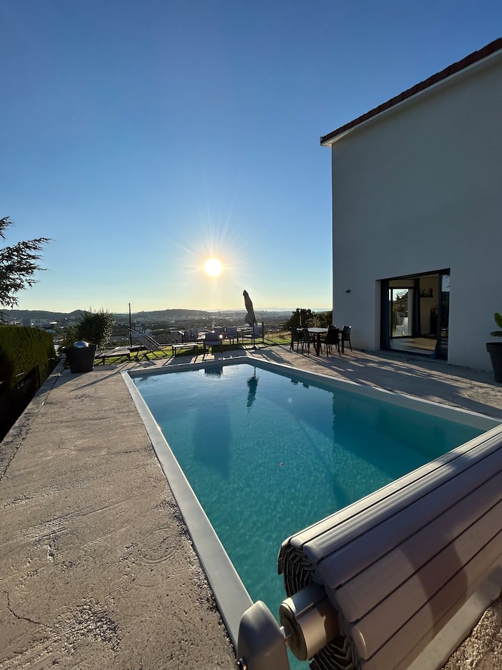 Maison Avec Piscine Vue Dégagée - Saint-Chamond
