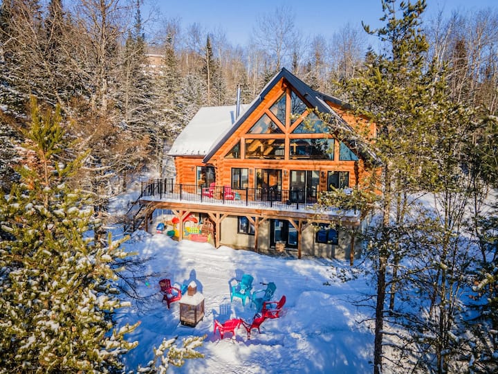 Chalet | Bois Rond | Spa | Billard | Foyer - Québec