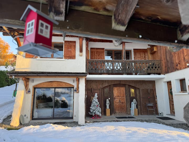 Appartement Dans Chalet/ Jardin Privé Et Mazot - Megève