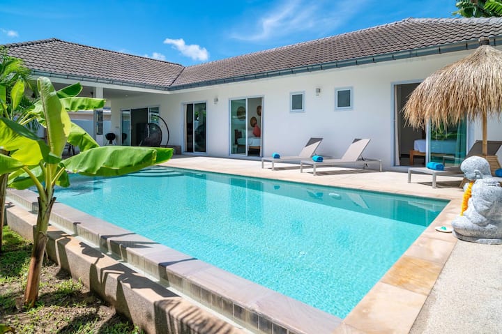 Jolie Villa Et Piscine Privée. Plage à 700 M - Koh Samui