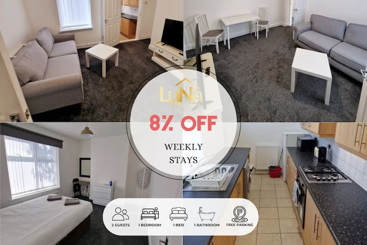 Bright 1br Space • Sleeps Two • Peaceful Stay - Gateshead