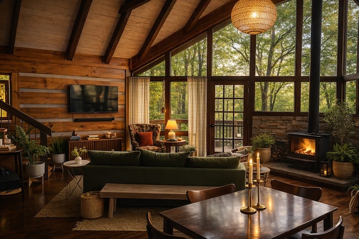 Chic Boho Cabin In The Trees! - Georgia (State)