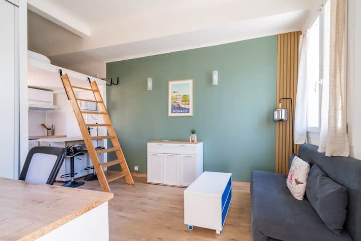 Studio Plage & Gare 10min à Pied - Nice