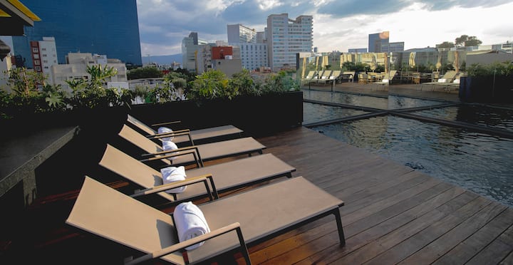 Exclusive King Suite Balcony / Pool Wtc Cdmx - Mexico City