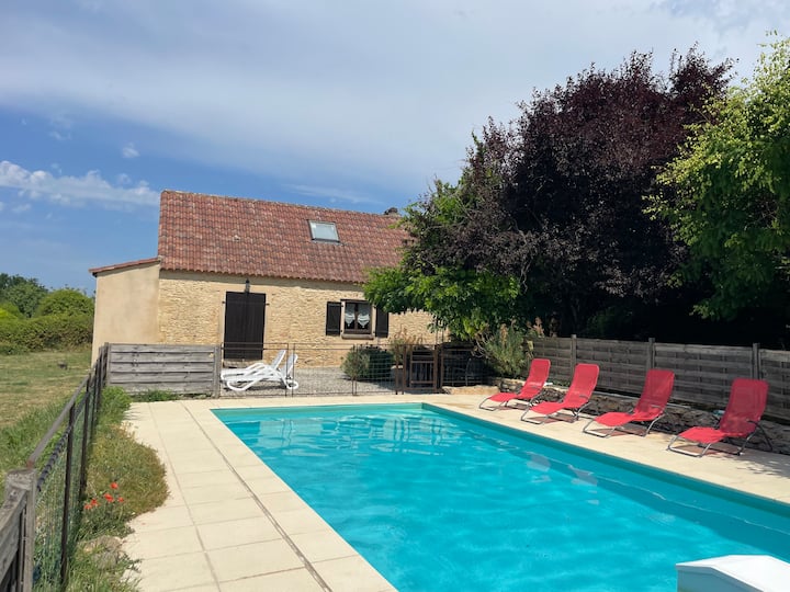 Renovated Farmhouse, Quiet Location, Unobstructed View, Private Pool - Limeuil